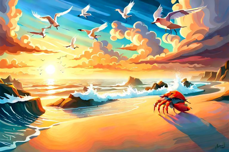 Beach Buddies - Hermit Crab and Seagull Learn the Power of Teamwork ...