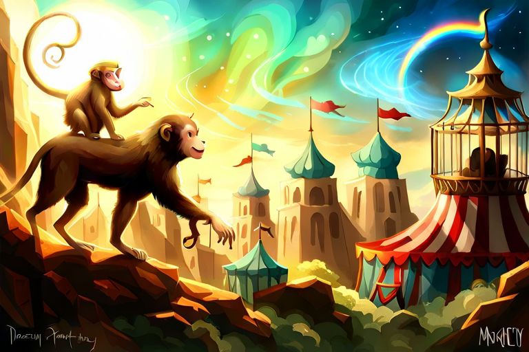 The Circus Caper - A Tale of Teamwork and Tricky Monkeys - Stories4Kids.net