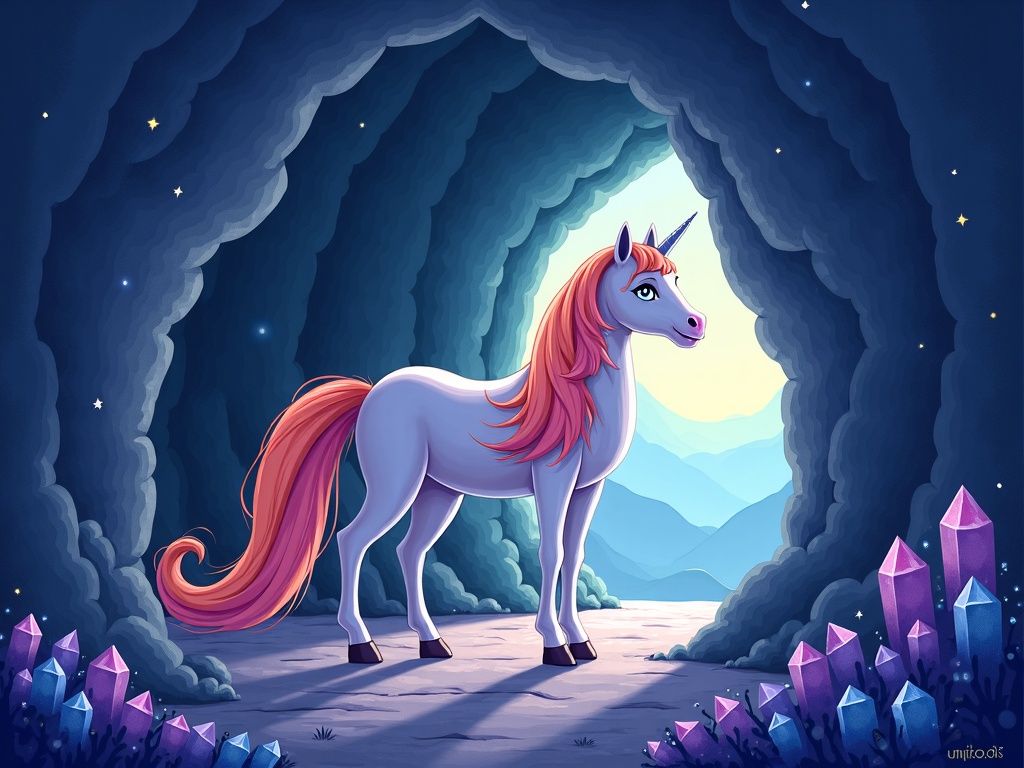 The Crystal Cave Symphony - Finding Courage Within - Stories4Kids.net