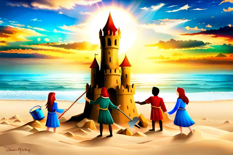 The Sandcastle Squad - How Teamwork Built the Ultimate Beach Fortress ...